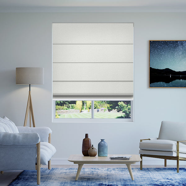 White roman blinds store