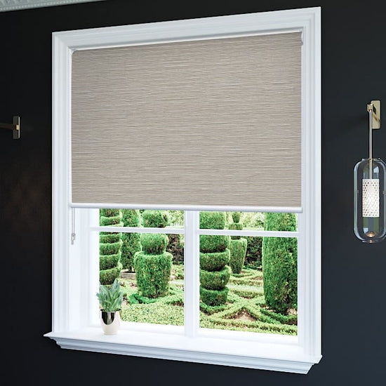 Balmoral Blockout Concrete Roller Blinds – Half Price Blinds
