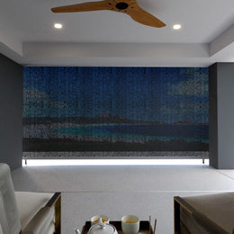 Maserati Sunscreen Black Windmaster Outdoor Blinds – Half Price Blinds